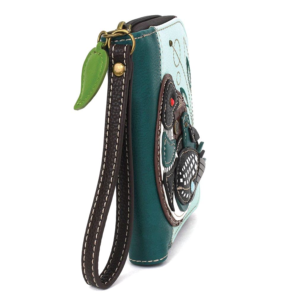 Chala Handbags Loon Bird Zip-Around Wristlet Wallet