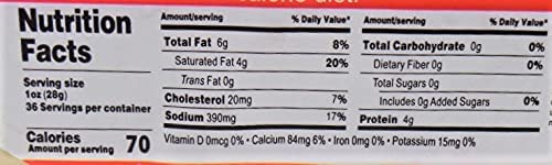 Al Amin Foods Atlanta Kashaval Cheese Sheep's Milk Cheese Aprox. N.W 1.75 LB 1 Wheel, White