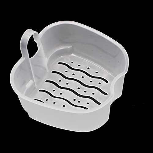 ALUKAP Storage Box Denture Bath Box Organizer Dental False Teeth Storage Box with Hanging Net Container Cleaning Teeth Cases Artificial Tooth Boxes (Color : Pink)