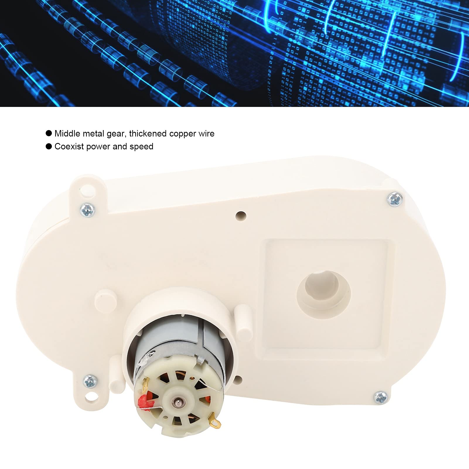 Electric Motor Gear Box, Stable ATV Gear Box with High Performance for Car Toy Parts