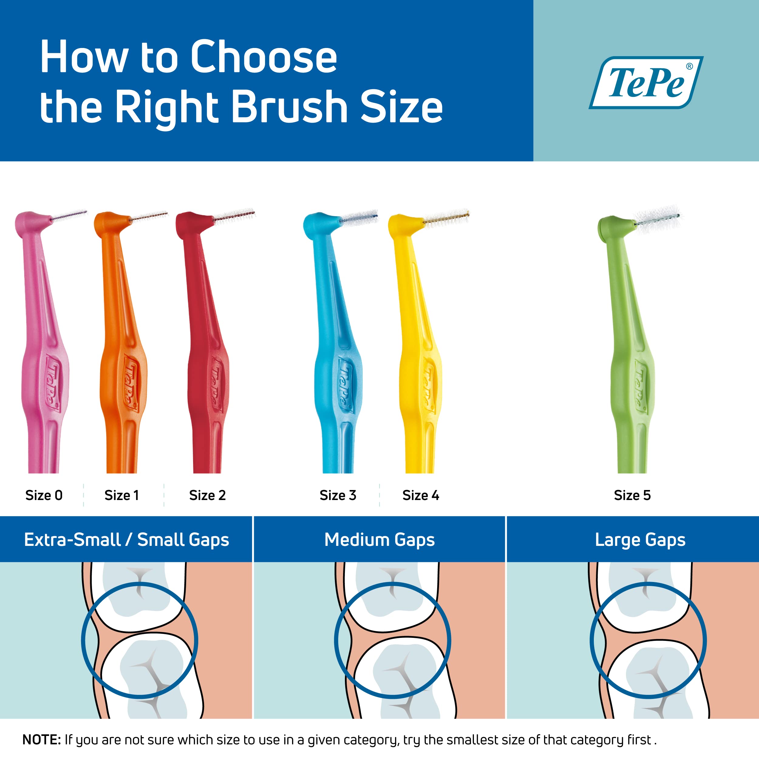 Interdental Brush Angle - Yellow 0.7mm (25 pack)
