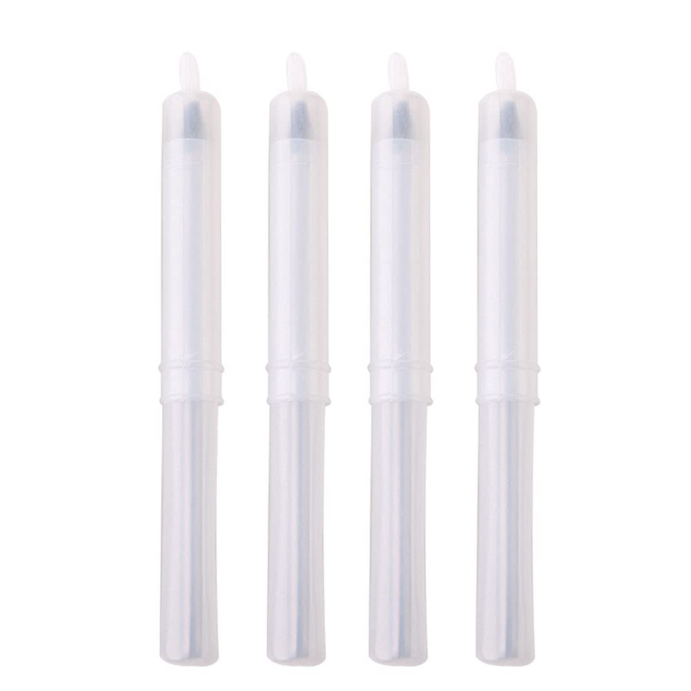 AYSUM 6-Inch Long Carbide Rotary Burr Set 6 mm (0.25 inch) Shank Long Reach Double Cut Tungsten Carbide Rotary File Set Fits Rotary Tool for Woodworking Drilling Carving Engraving, 4pcs