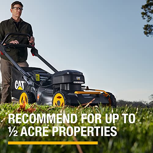 Cat DG670 60V 21β Cordless Lawn Mower 3-In-1 Cutting Modes, Brushless Battery Lawn Mower with TorqLogic, Easy-Adapt Walk-Behind Push Lawn Mower β Battery & Charger Included