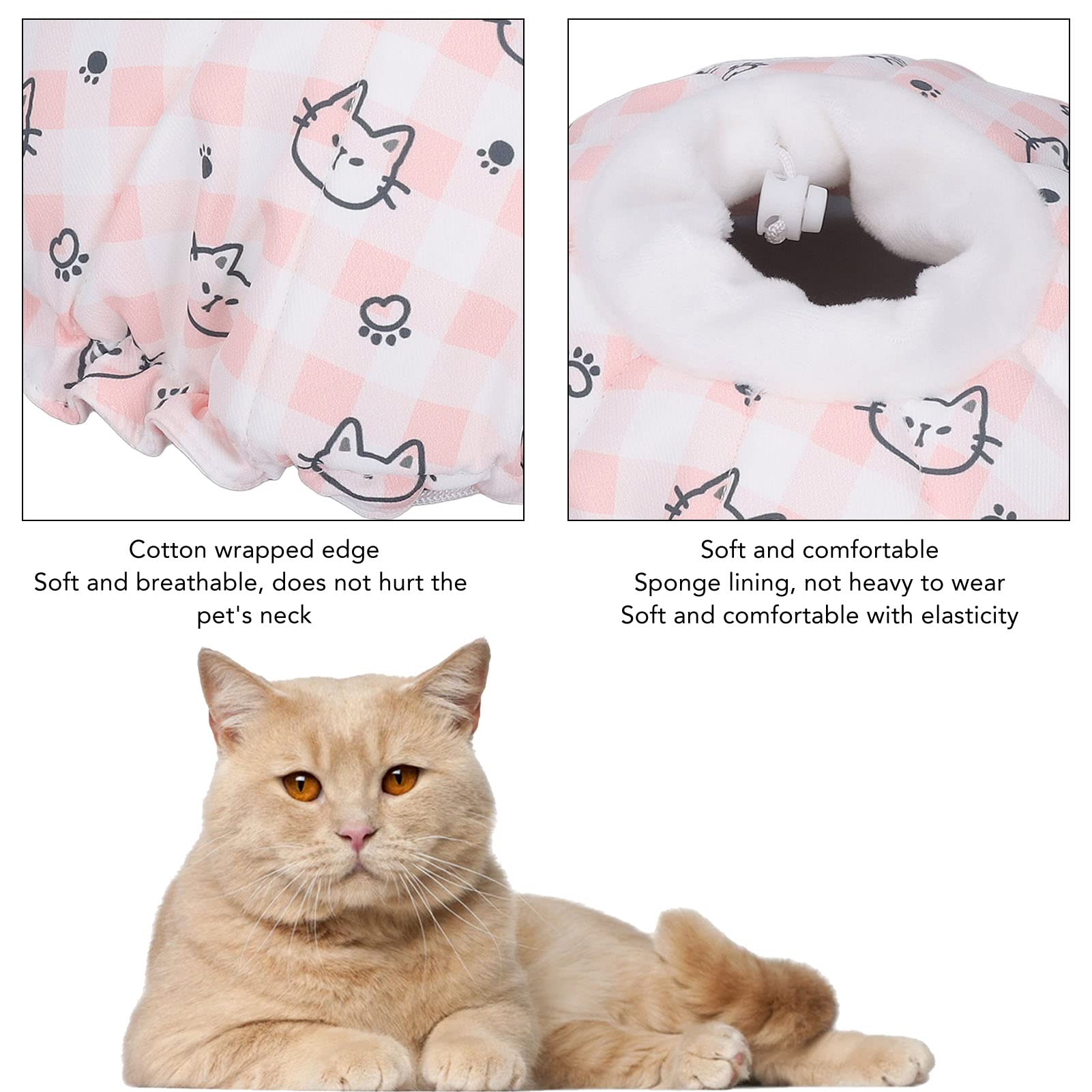 Cat Recovery ,Cat Cone,Cat ,Cone for Cat,Soft Elizabethan for Cats Protective for Dogs and Cats Pet Cone Recovery