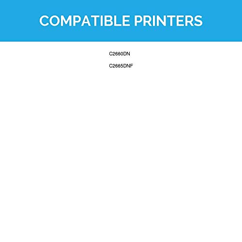LD © Dell Compatible VXCWK (V4TG6) Magenta High Yield Toner Cartridge Includes: 1 593-BBBS Magenta for use in Dell Color Laser C2660dn, and C2665dnf Printers