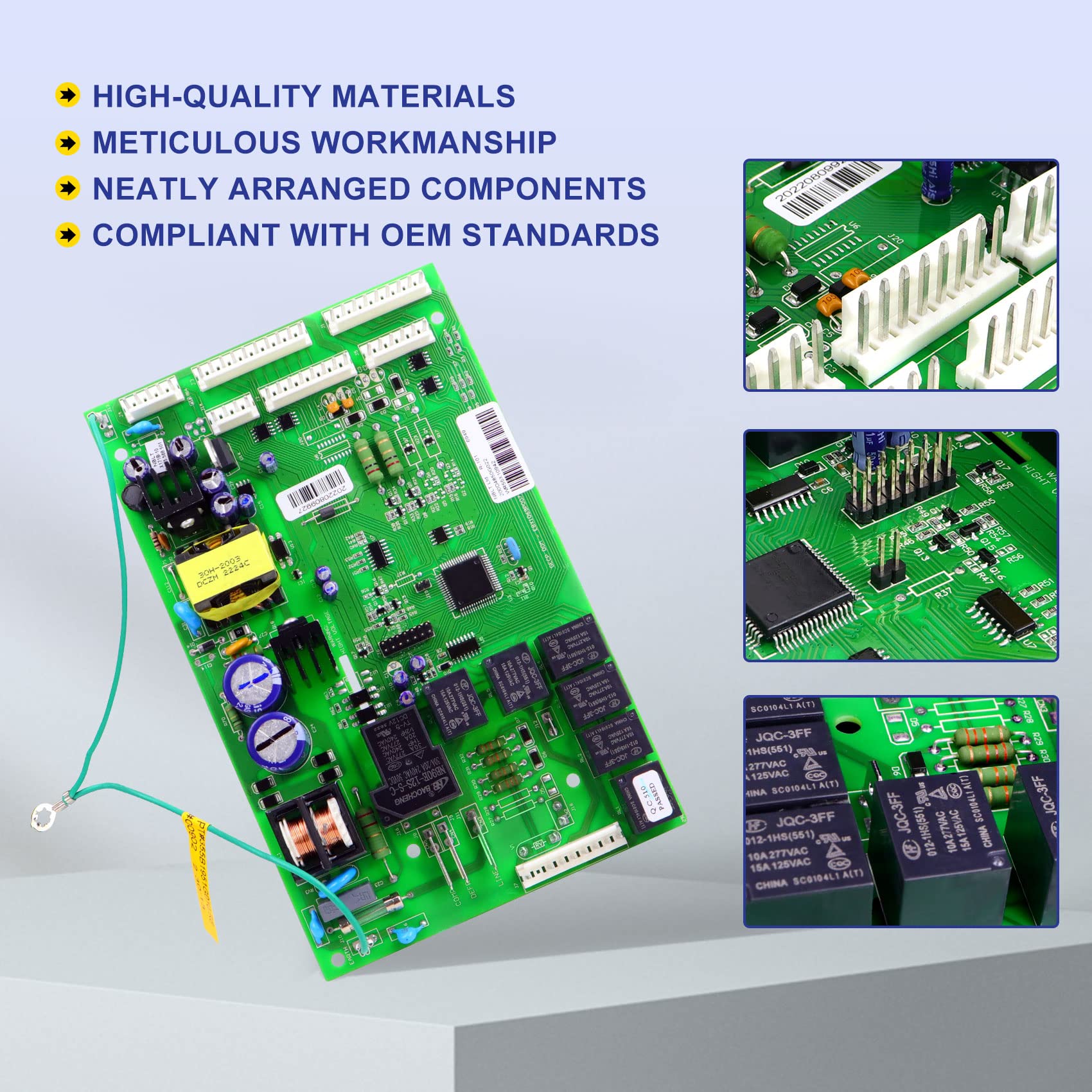 πΊππππππ π΅ππ WR55X10942C WR55X10942 Control Board from Factory Retail BoxοΌCompatible with Ge Refrigerator Main Control Board/Motherboard, New Chips from PCBA Factory Parts -1 Yr