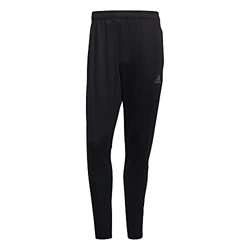 adidas Men's Tiro 21 Track Pants, Black/Dark Grey Heather, Large