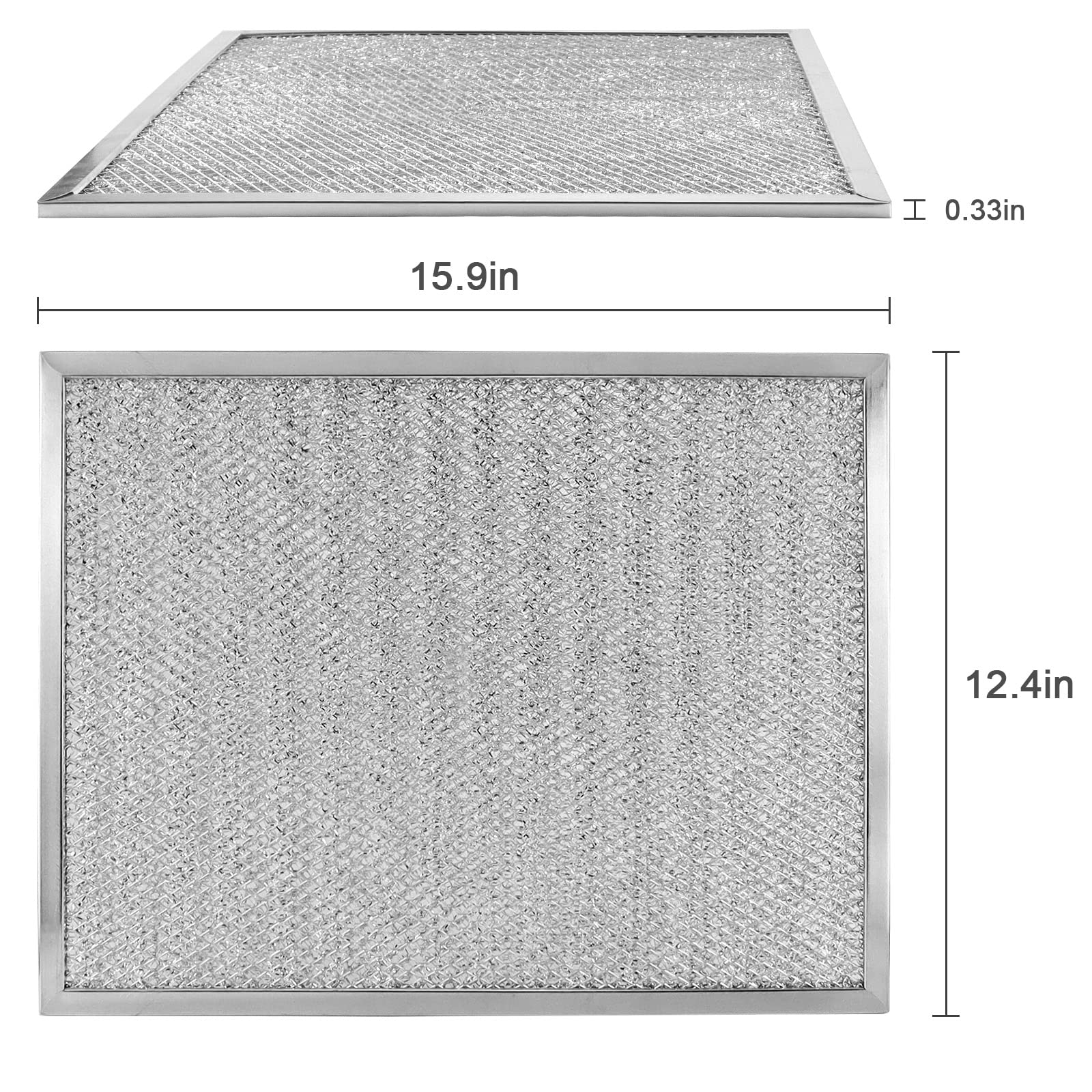 Fits for 203368 Honey-Well Electronic Air Cleaner for 16" x 12.5" Post Filter F300E F50F Series from AMI PARTS - 2 Pack