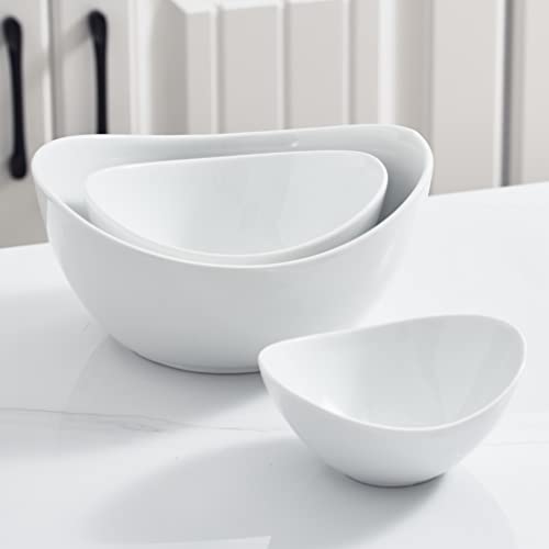 Gomakren 3 Tier Serving Bowl Set with Rack White Bowl Set with Stand Thanksgiving Serving Dishes For Parties Serving Stand for Dessert Snack Fruit Appetizer Chips Dining Dinnerware Display Food Gold