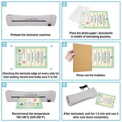 Koala Hot Thermal Laminating Pouches 3 mil 11.5x17.5 Inches Laminating Sheets for Seal 11x17 Inches Photos and Documents 55 Sheets for Extra Protection