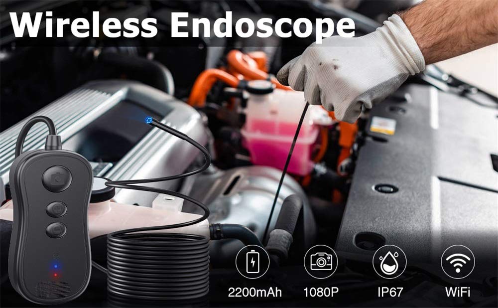 BHVXW 1080P Endoscope Camera 5.5mm Inspection Camera endoscop 3.5M 5M 10M Endoscope Camera (Size : 3.5M)