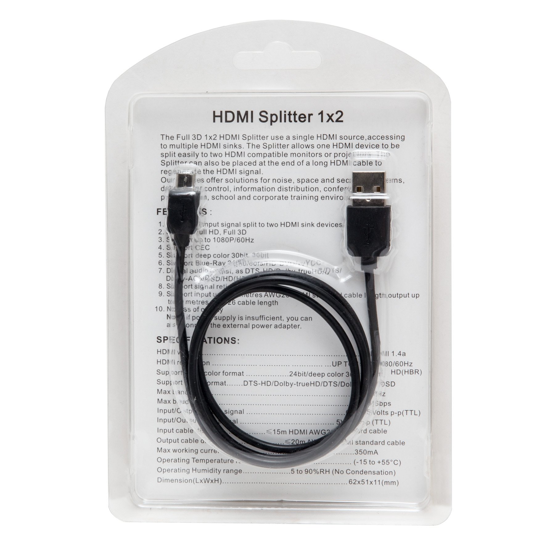IO Crest SY-SPL31059 Mobile High Definition to HDTV HDMI Adapter Cable Display, Black