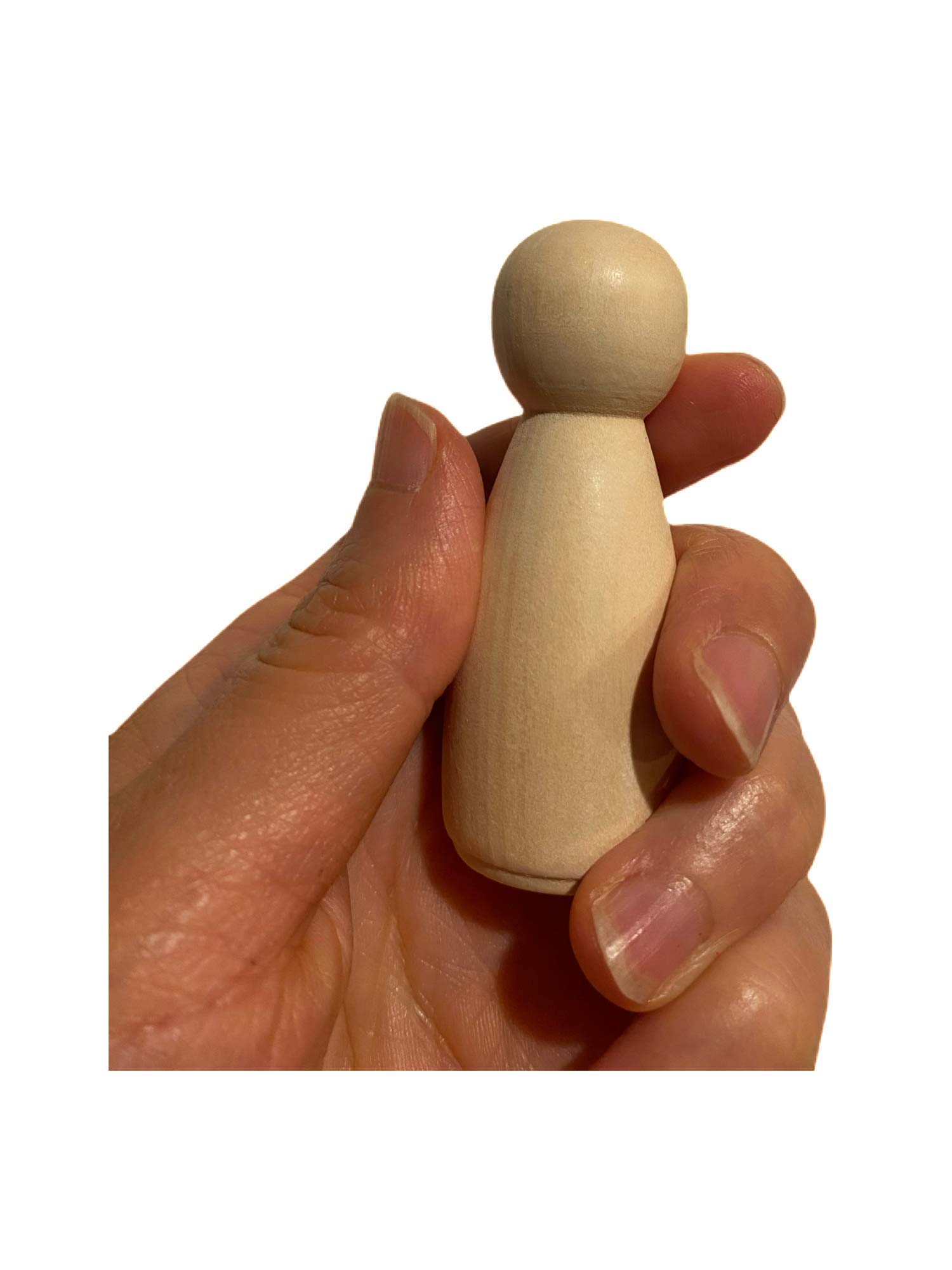 Ellipticus Valley Giant 4-1116 Wood peg Doll, 6 peg People Family, Perfect Size for Artist, Kids, Students Crafting, Gift