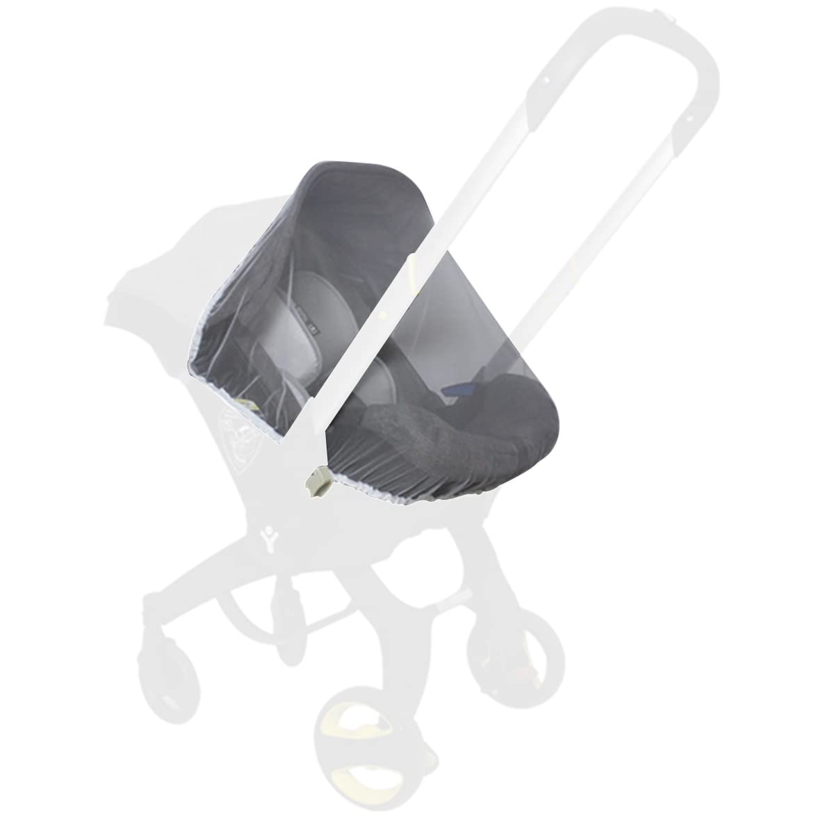 Baby Stroller Netting Cover Compatible with Doona, Breathable Encrypted Stroller Full Cover Net fit Doona, Portable Durable & Easy Fitting Infant Sunshade Compatible with Car Seat & Stroller