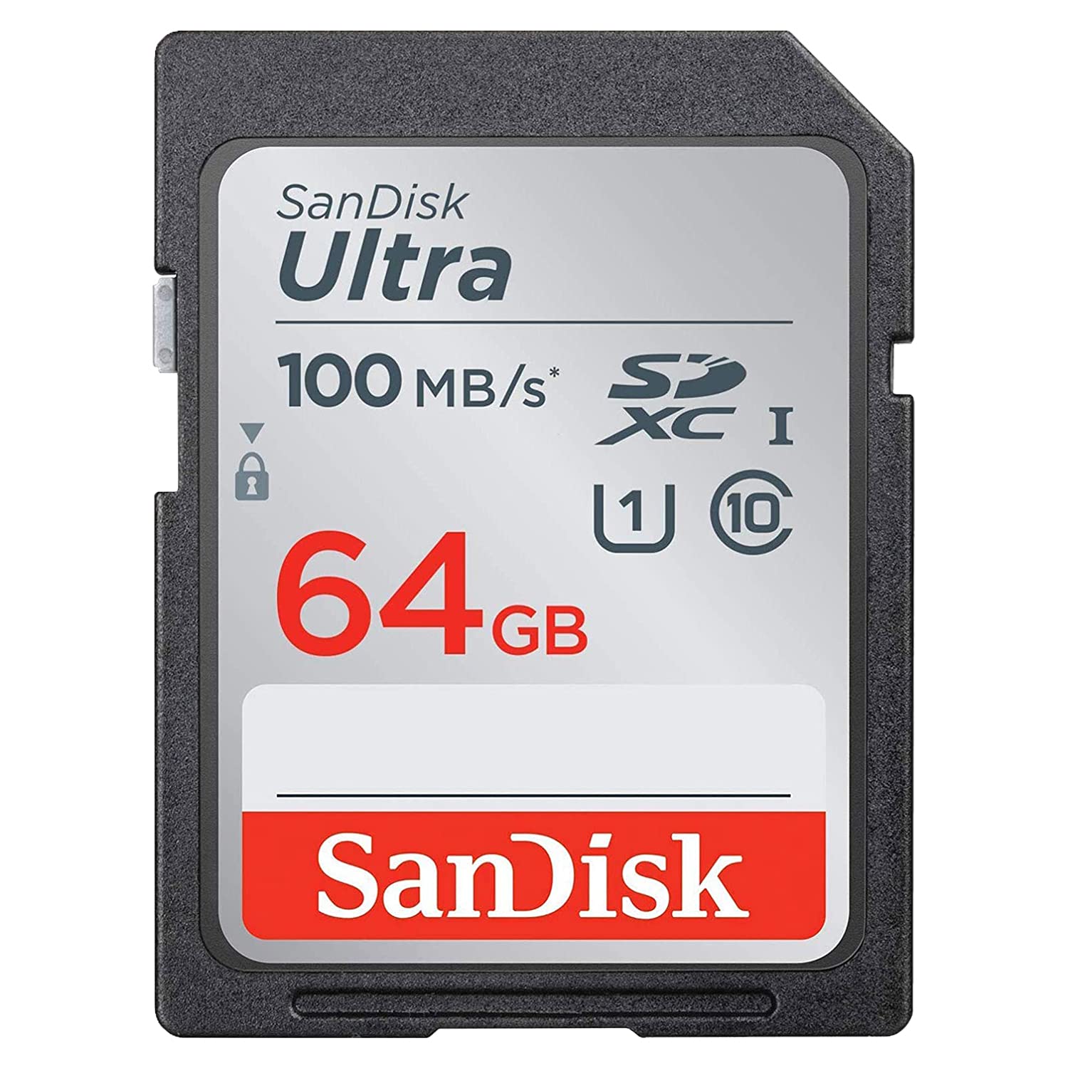 HeroFiber SanDisk 64GB Ultra Class 10 SDXC UHS-I Memory Card + Card Reader for Canon EOS Rebel T7i T7 T6i T6S T6 T5i T5 T3i SL3 SL2 SL1 EOS 90D 80D 77D 70D 60D M50 RP M6 Mark II M200 DSLR Cameras, White (111)