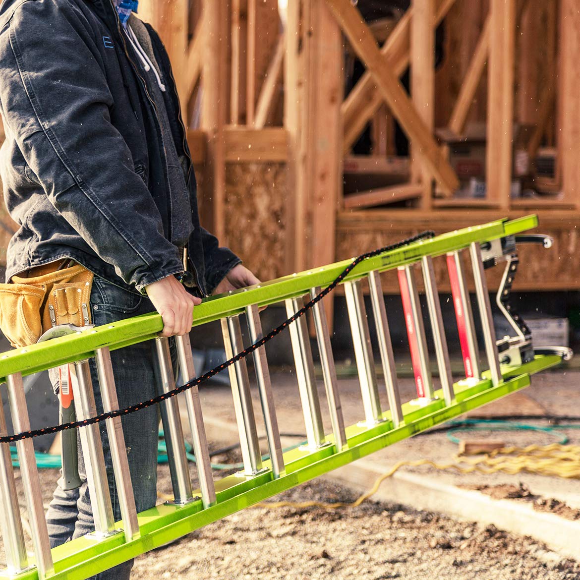 Extension Ladder, 375 lb. Load Cap, Type IAA