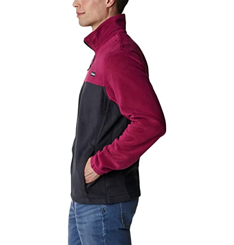 Columbia Men's Steens Mountain Full Zip 2.0, Red Onion/Black, Large