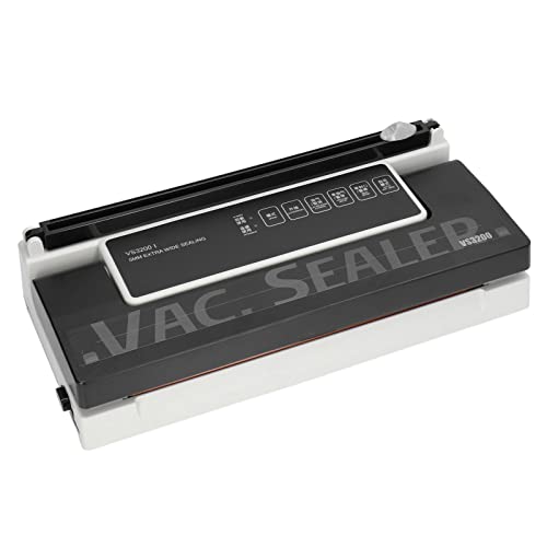 Cosiki Sealing Machine, Leak Proof Food Packing Machine 170W 5mm for Home Use (US Plug 110V)
