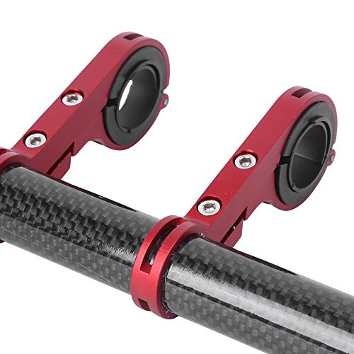 Aluminum Alloy Multi‑function Extension Bracket Durable for MTB for Road Bike for Adult Bikes for Folding Bike(red)