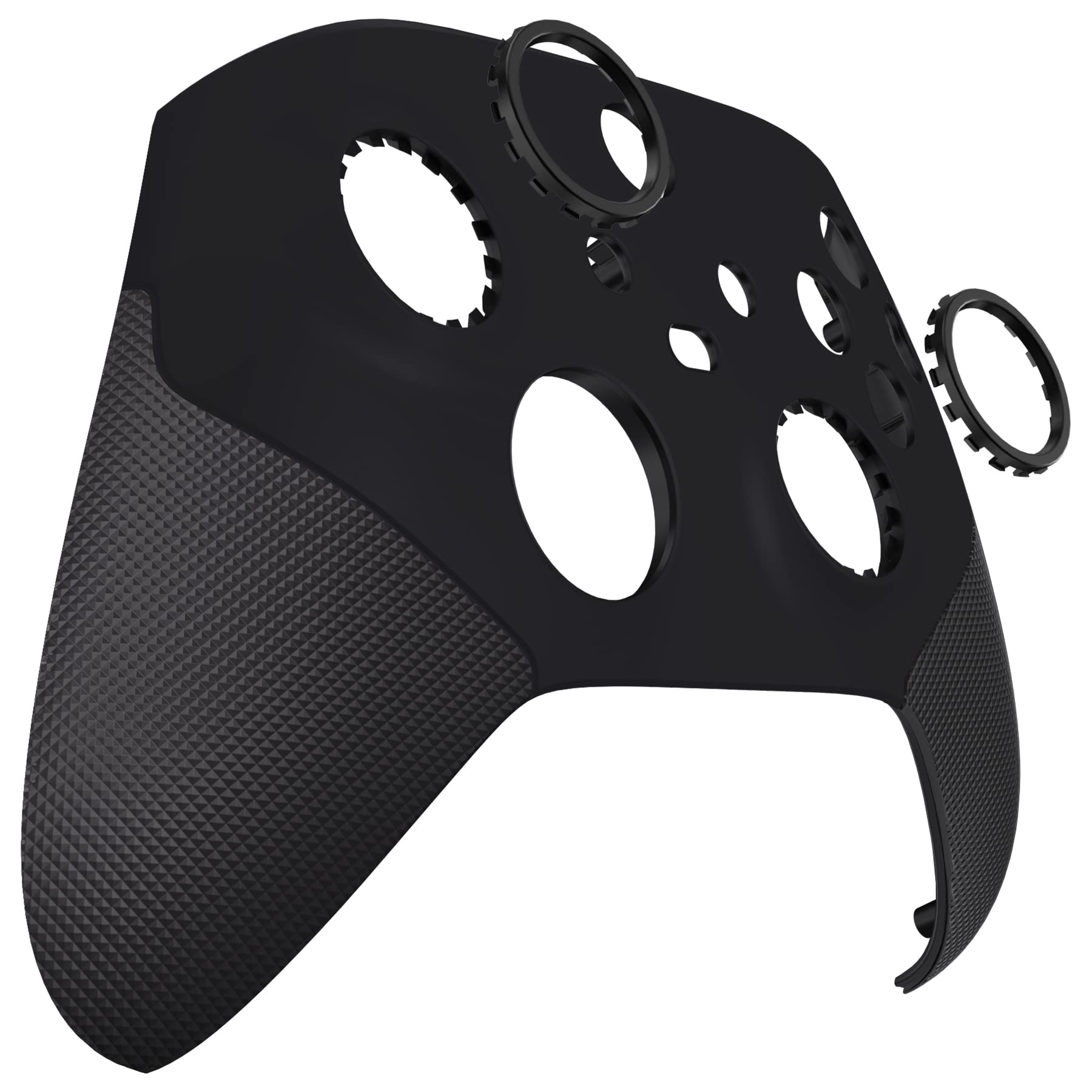 eXtremeRate ASR Version Redesigned Shell for Xbox Core Wireless Controller - Performance Rubberized Grip, Anti Sticks Rubbing Rings - Custom Faceplate for Xbox Series X & S Controller - Black