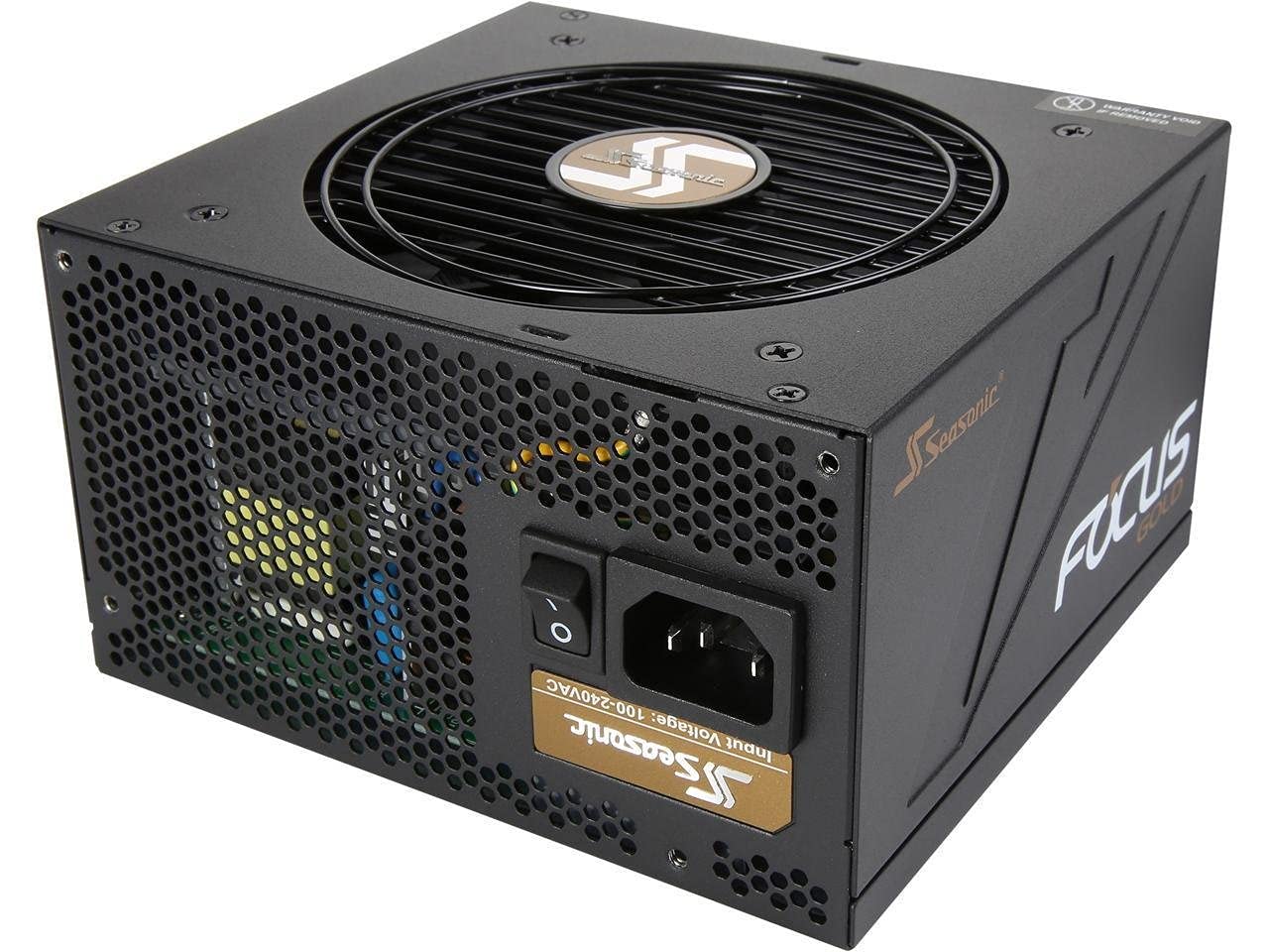 Seasonic FOCUS 650 Gold SSR-650FM 650W 80+ Gold ATX12V & EPS12V Semi-Modular 7 Year Warranty Compact 140 mm Size Power Supply