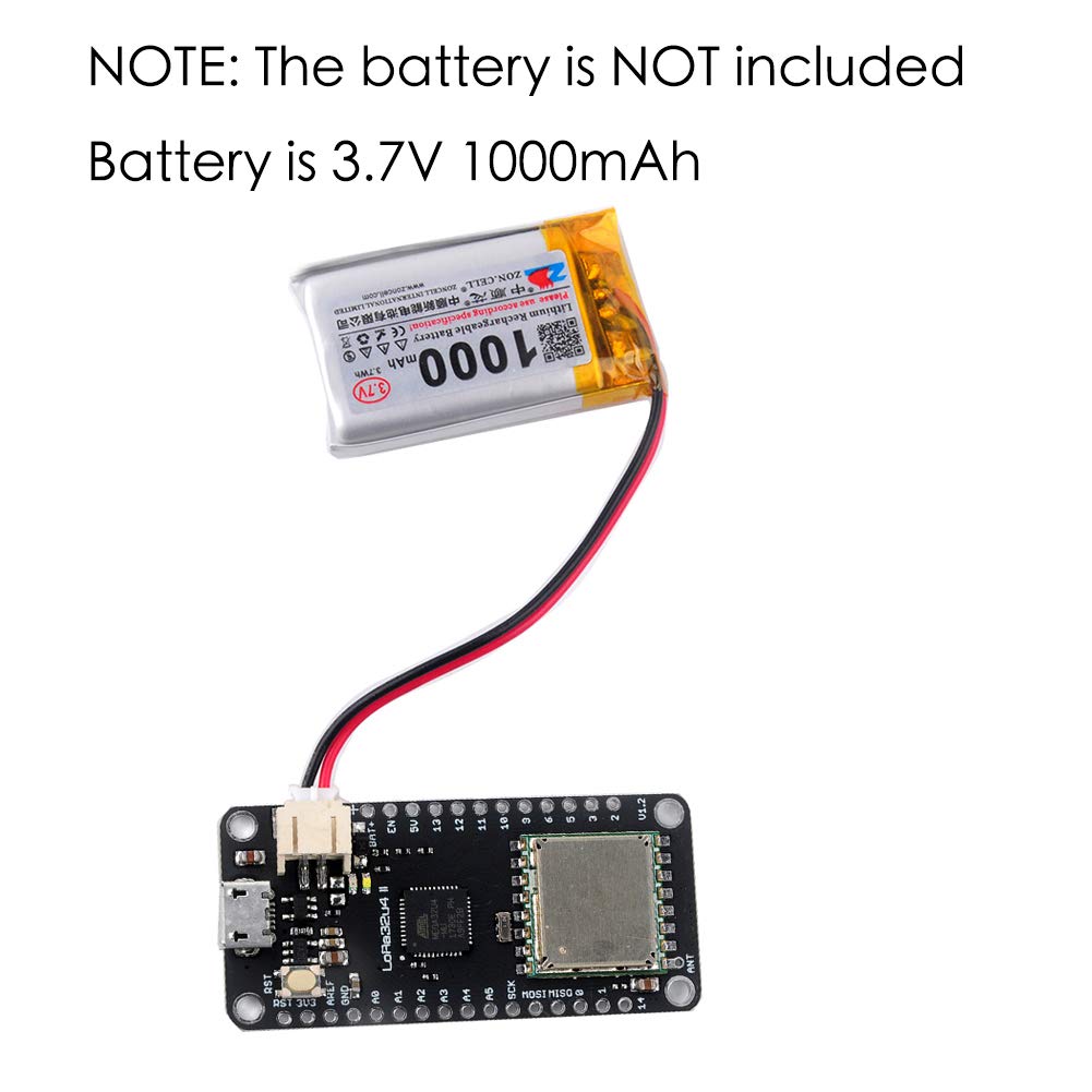 LoRa32u4 II Lora Development Board Module LiPo SX1276 HPD13 915MHZ with Antenna for Arduino DIYmall