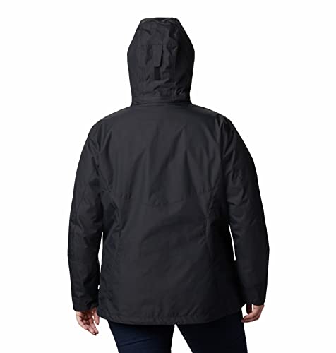 Columbia Women’s Bugaboo II Fleece Interchange Winter Jacket, Waterproof & Breathable, Black, Large