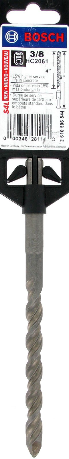 BOSCH Carbide SDS-Plus S4 Carbide Bit 3/8"X4" #HC2061