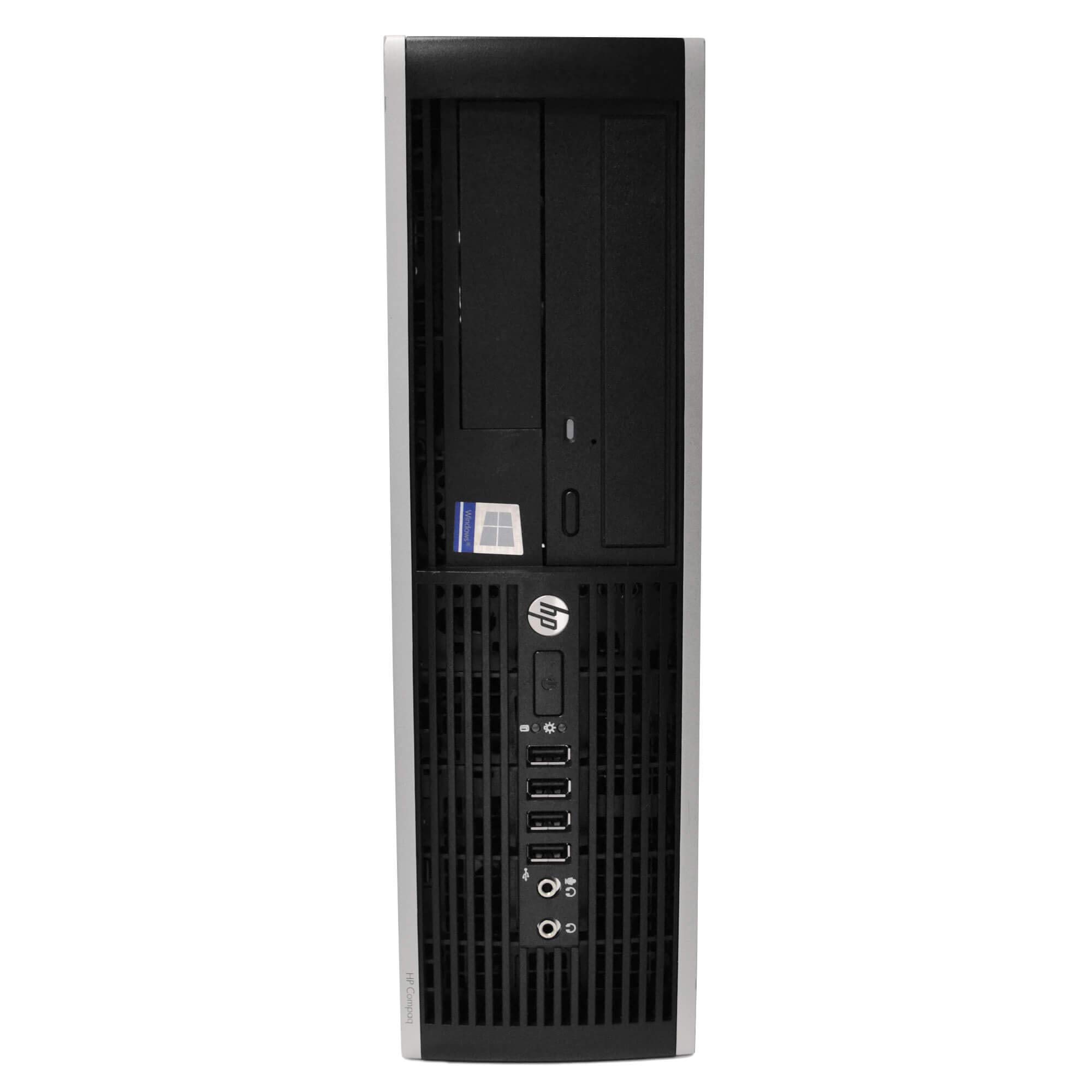HP Premium Flagship 8200 Small Form Factor Business Desktop (Intel Quad-Core i5 3.1GHz, 8GB DDR3 RAM, 1TB HDD + 240GB SSD, DVD, VGA, DisplayPort, Windows 10 Professional) (Renewed)