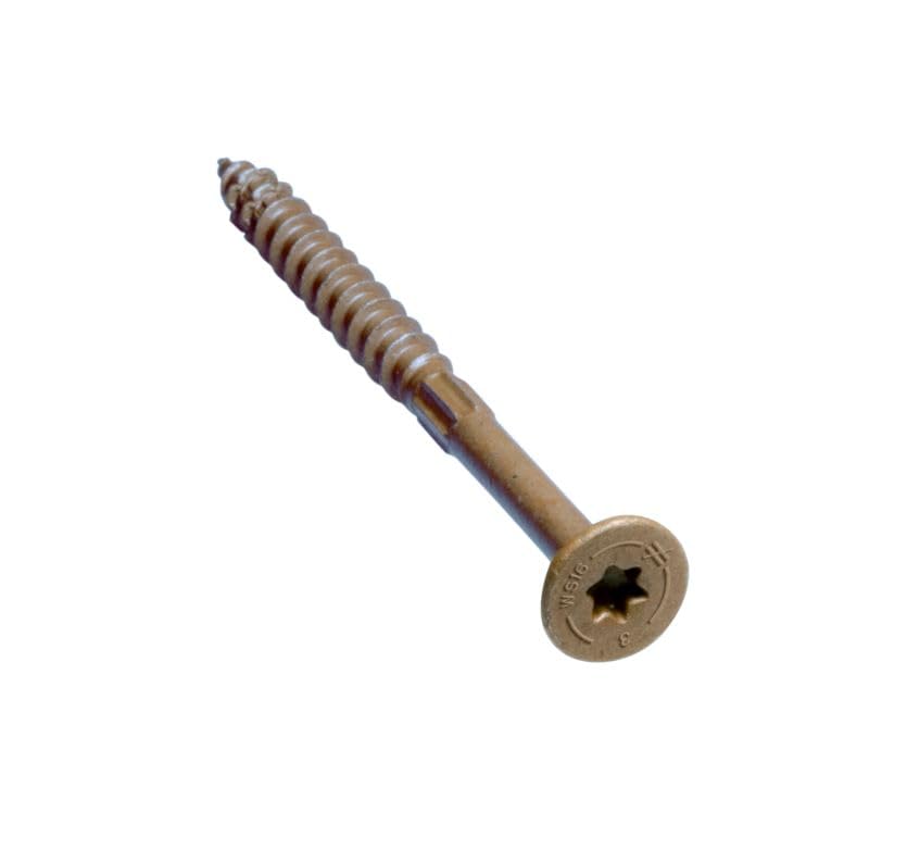 Simpson Strong-Tie SDWS16300QR75 Strong-Drive SDWS FRAMING Screw โ 0.160 in. x 3 in. T25, Quik Guard, Tan (75-Qty)