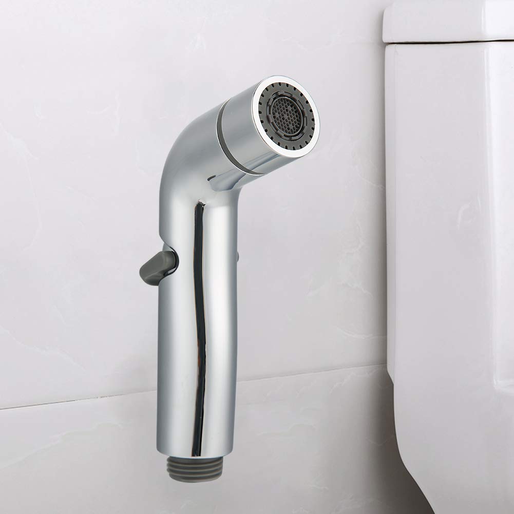 Bidet Sprayer for Toilet ABS Bidet Attachment Handheld Bidet Sprayer Electroplating Handheld Adjustable Toilet Bidet Spray Nozzle Bathroom Accessory