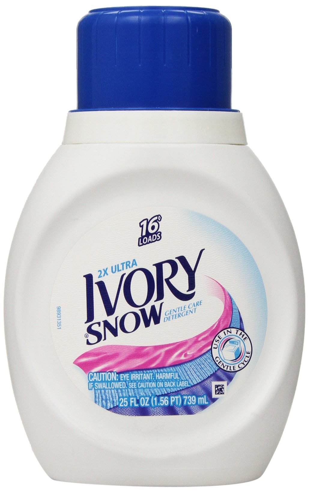 Ivory Snow Liquid Laundry Detergent, 25 ounces, 16 loads