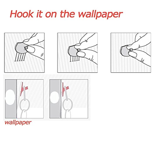 HOTLISTOR Reusable Multipurpose Piggy Cubicle Wall Hooks 5PCS 10PCS Decorative Pin Stick Hooks Office Partition Panel Hanger Home Kitchen