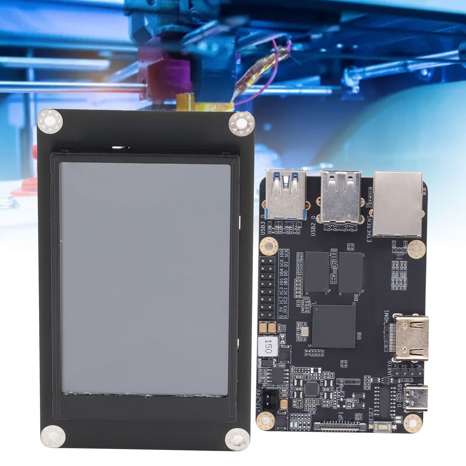 Acogedor MKS PI Control Board, Klipper Controlador Quad Core 64bits SOC Integrated Control Board Compatible with Raspberry Pi RasPi RPI(MKS PI‑TS35 LCD MKS PI Control Board)