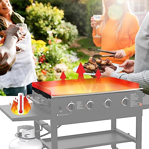 Wind Guards for Blackstone 36 inch Griddle, LUBZZOY Blackstone Griddle Accessories, Magnetic Wind Screens for Outdoor Cooking Blocking Strong Wind, Holding Heat, Saving Propane