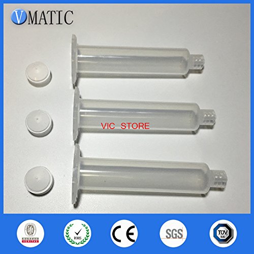 Liquid Dispensing Adhesive Glue Plastic Pneumatic Syringe + Dispenser Syringe Adapter Fitting Valve 5/10/30 Cc Ml + Syringe Needles