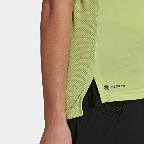 adidas Women's Agravic Tee, Pulse Lime, Large
