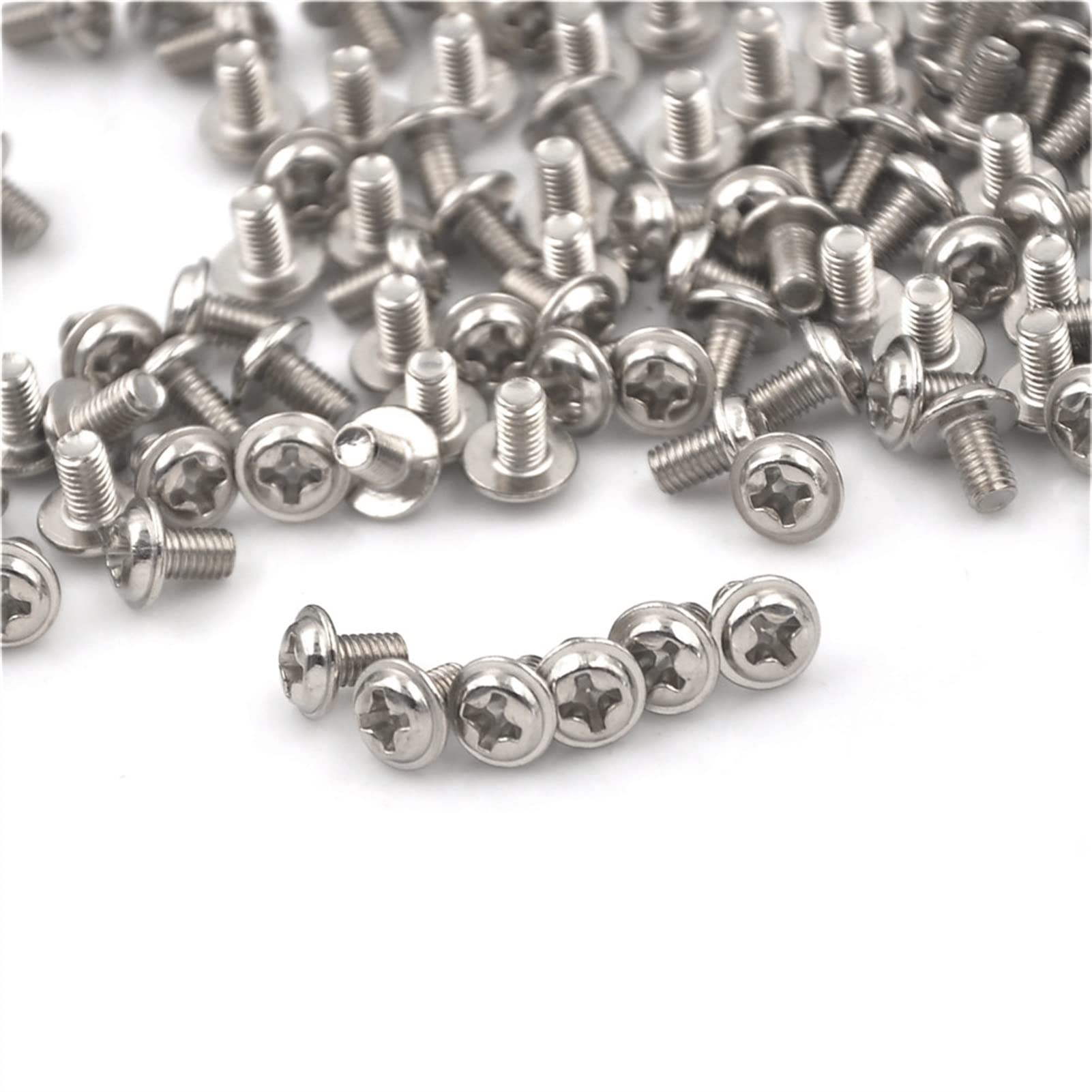 AGOUNOD Screw 100Pcs M3 Screw M3X5 5mm Case Hard Drive Precision 6/32" Hex Screws for Computer Floppy Motherboard 7mm