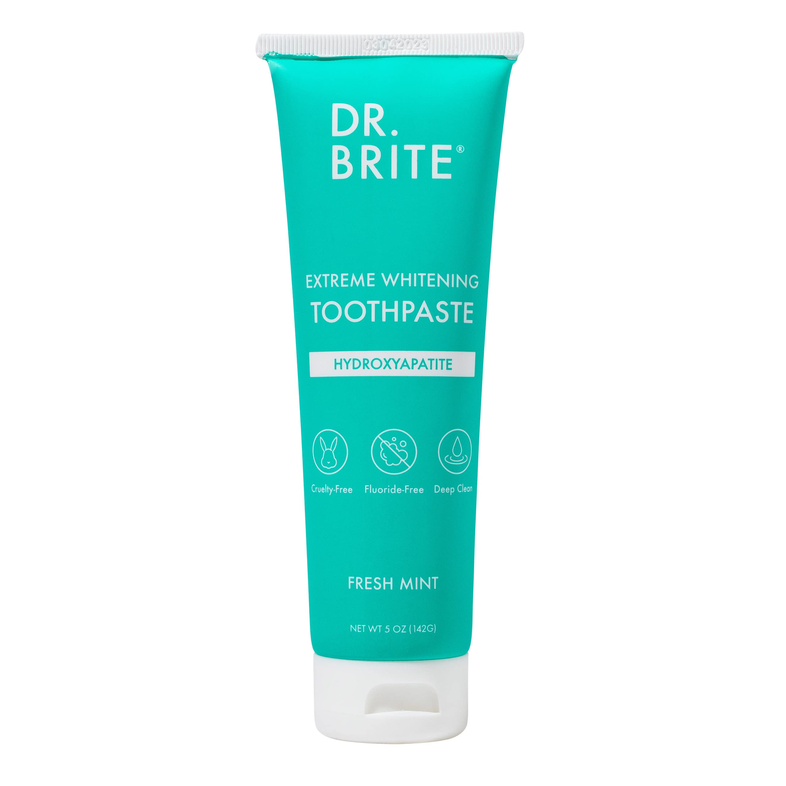 Dr. Brite Mint Natural Whitening Toothpaste with Activated Coconut Charcoal and VIT C, Mint, 5 Ounce (TRTAZ11A)