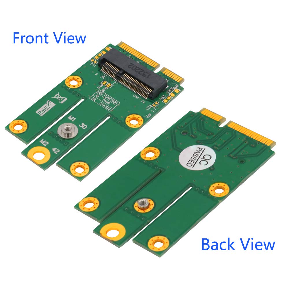 M.2 (NGFF Key E) to MPCIe (PCIe+USB) Adapter pcie Card m.2 pcie Adapter