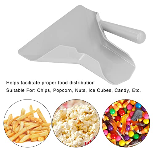 French Fry Scoop, Chip Popcorn Bagger, Right Handle French Fry Bagger Scoop Ice Candy Snacks Desserts Scooper Kitchen Utensils