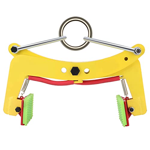 Lifting Clamps Beam Jaw Opening Adjustable, Plate Lifting Clamps Beam of Glass Slabs/Metal Sheet/Granite Island, Roadside Stone Clamp Curb,D325