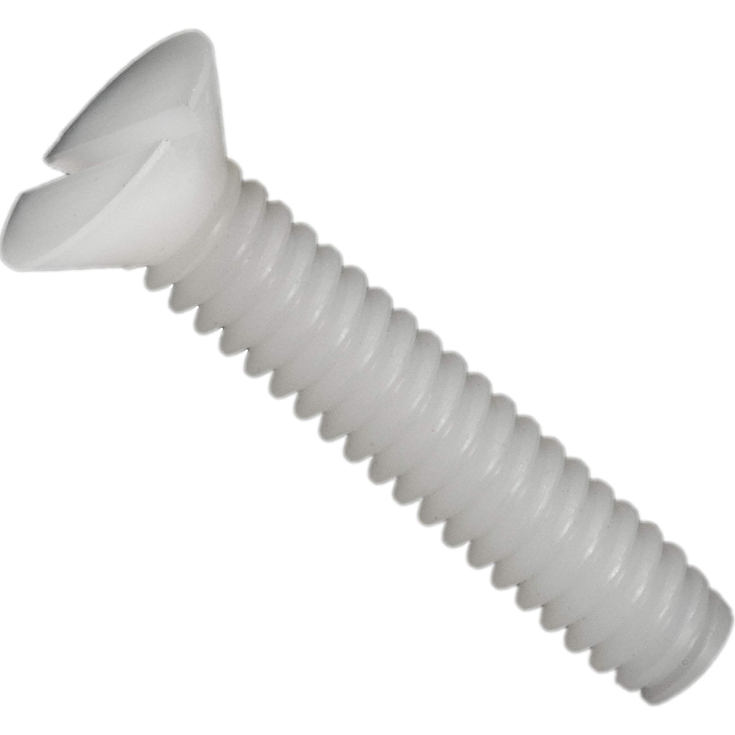 Hard-to-Find Fastener 014973170615 Slotted Flat Head Screws, 1/4-20 x 1, Piece-10