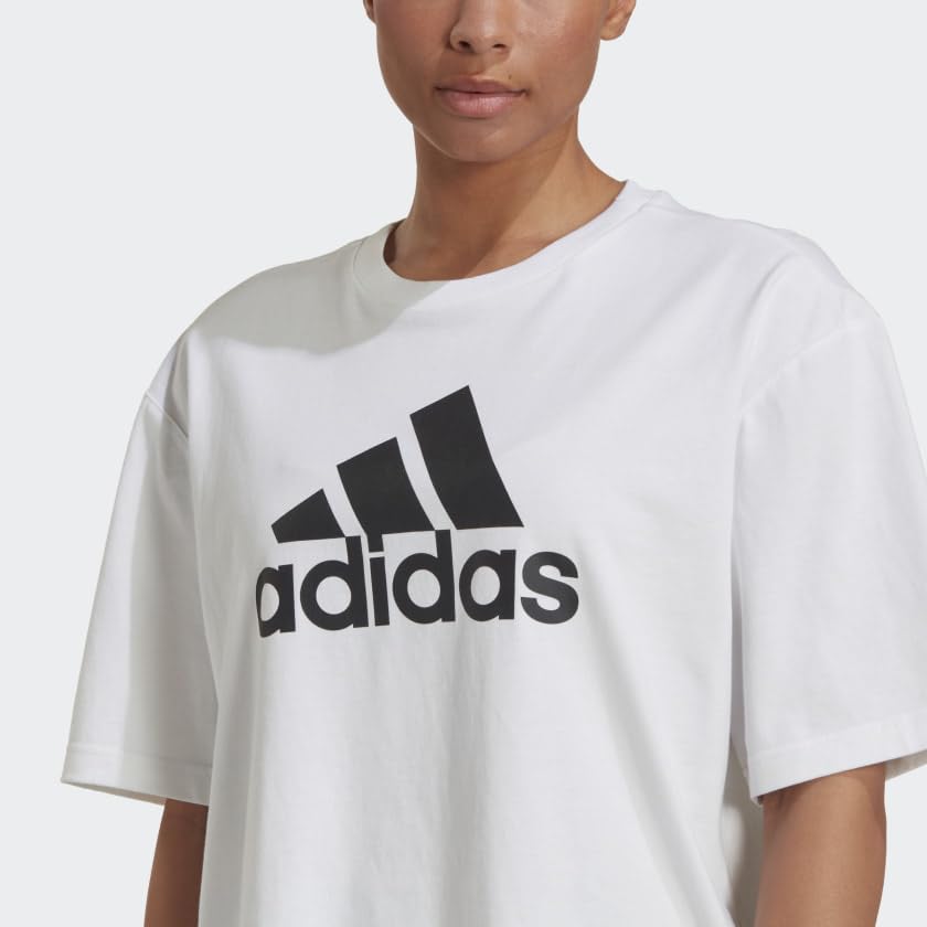 adidas Women's Future Icon Badge of Sport Tee, White, X-Large