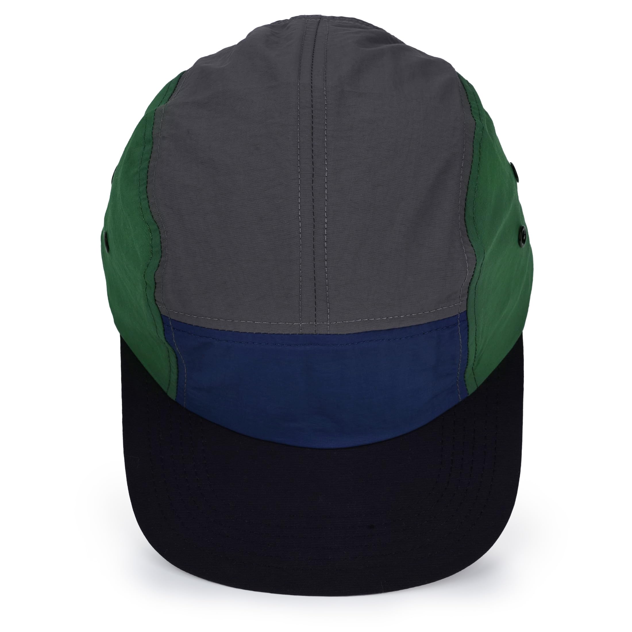 CLAPE 5 Panel Hat for Men, Curved Brim UPF50+ Sun Hats Quick Dry Outdoor Sports Running Hat Baseball Cap