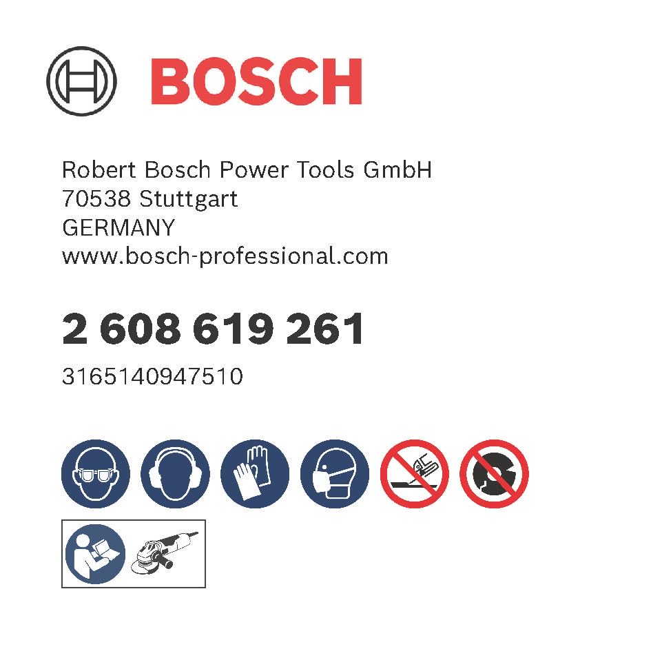 Bosch Professional Straight Cutting Disc Standard (for INOX, X-Lock, Diameter 115 mm, Bore Diameter: 22.23 mm, Thickness: 1 mm)