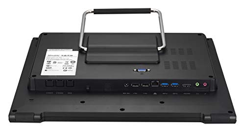 Shuttle XPC AIO X50V6 BLACK Intel Celeron 3865U Kabylake All-In-One Barebone PC, Fanless, IP54 Certified, VESA compatible