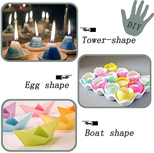 A Great Choice of 12 Popular Colors Candle Wax Dye for Candle Making, 60g Soy Wax Dye for Making 100 lb Wax, DIY Scented Candles