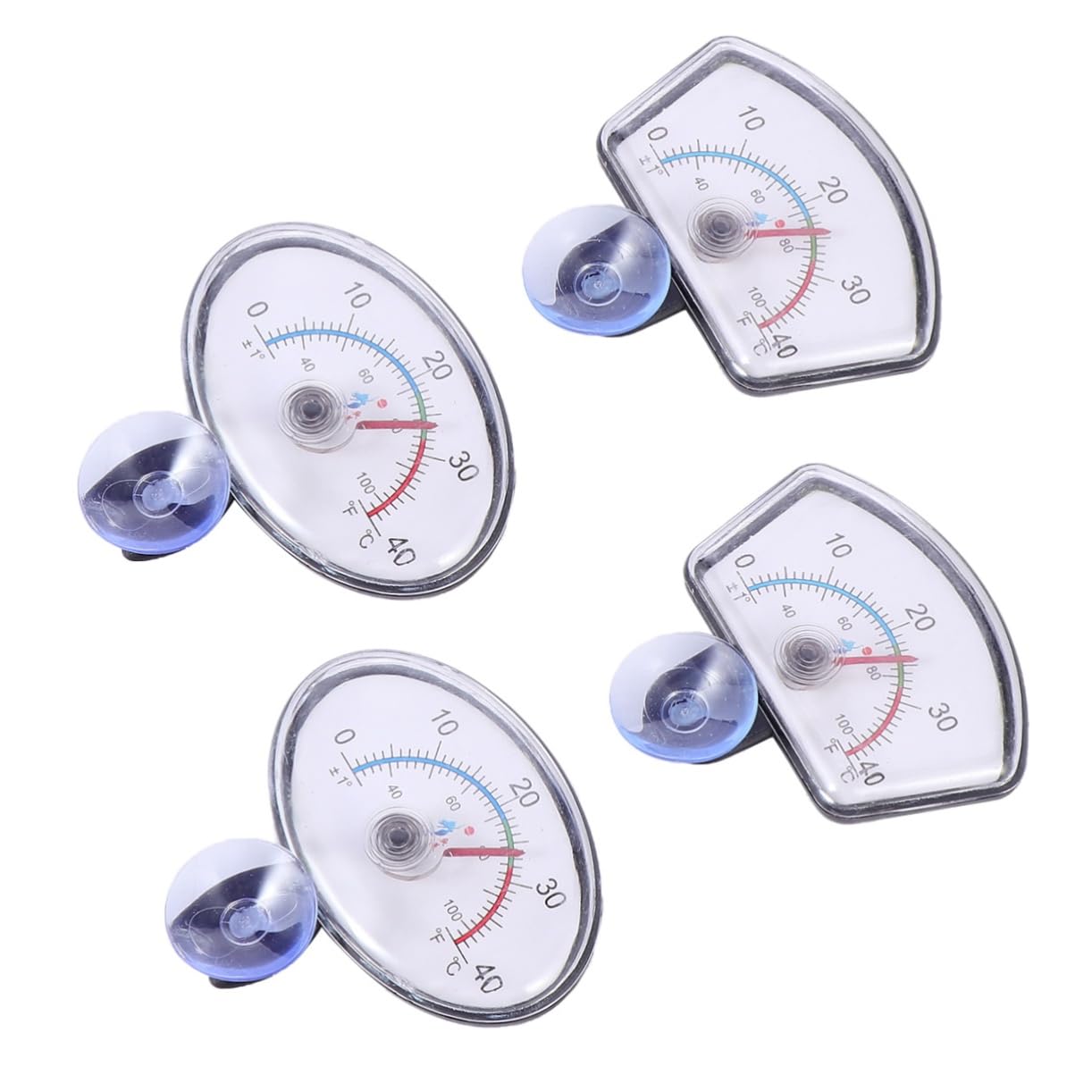BESPORTBLE 12 Pcs Pointer Thermometer Fish Tank Digital Turtle Tank Aquarium Water Submersible Water Temperature Meter Aquarium Marina LCD Betta Fish Tank Dial Thermometer Number Abs Tub