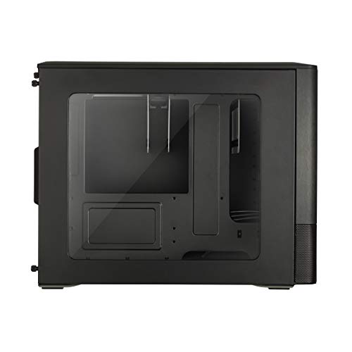 Fractal Design Node 804 - Black - Cube Compact Computer Case - mATX - High Airflow - Modular Interior - 3X Fractal Design Silent R2 120mm Fans Included - USB 3.0 -Window Side Panel